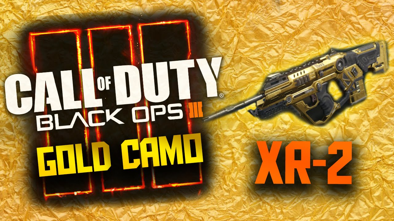 Call of Duty - Black Ops 3 | XR-2 Gold Camo - YouTube