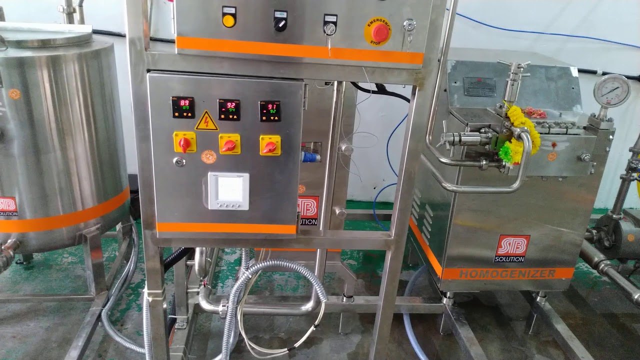 Mini milk processing plant - YouTube