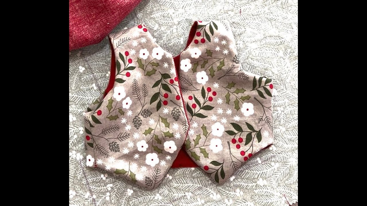 How to make a teddy bear (or bunny) Vest - Very easy! The pattern link ...