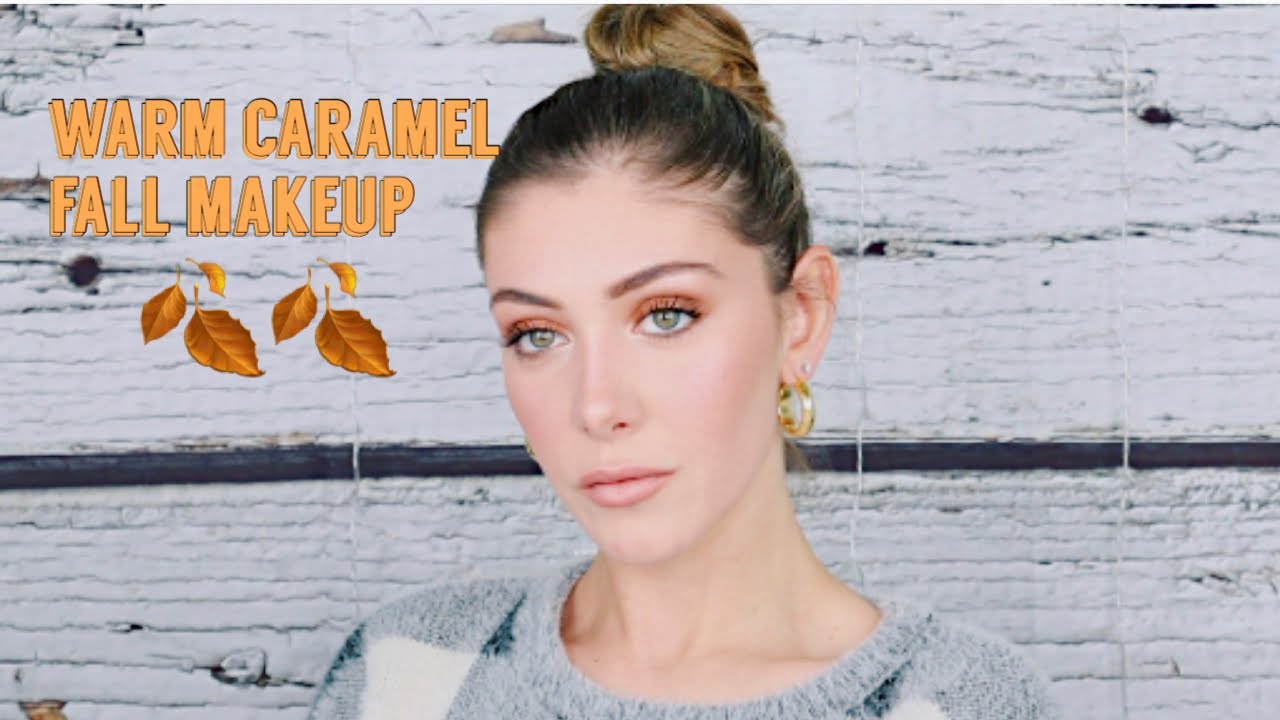 WARM CARAMEL FALL MAKEUP TUTORIAL - YouTube