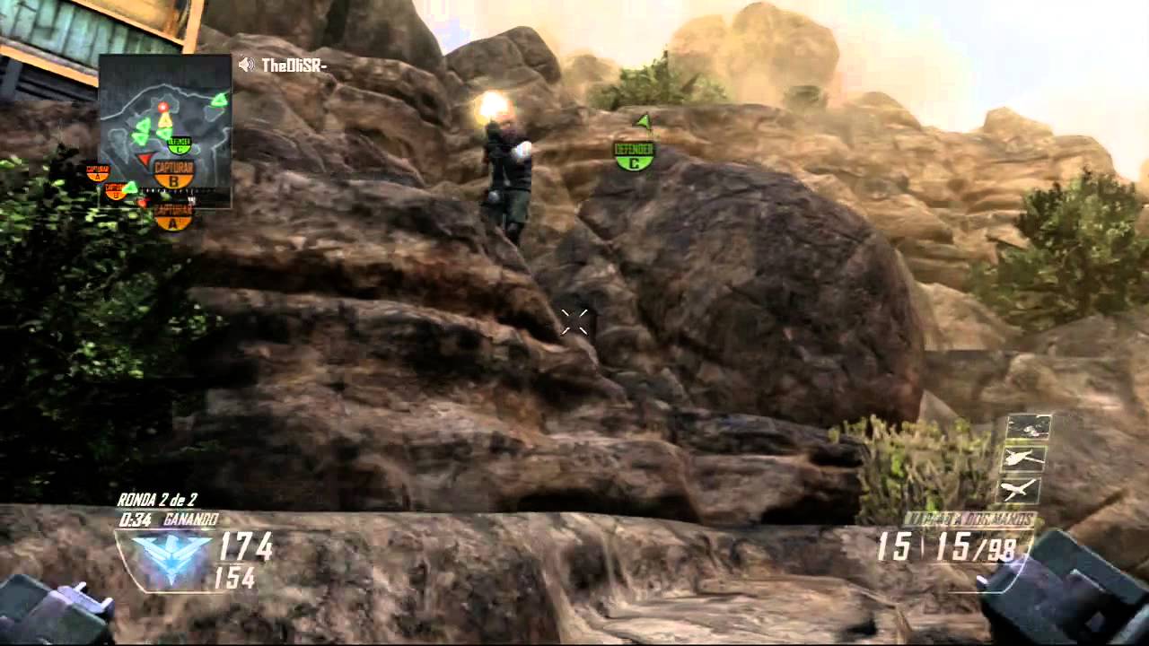 Como callarle a alguien la boca. Black Ops 2. Baja con Bouncing Betty ...