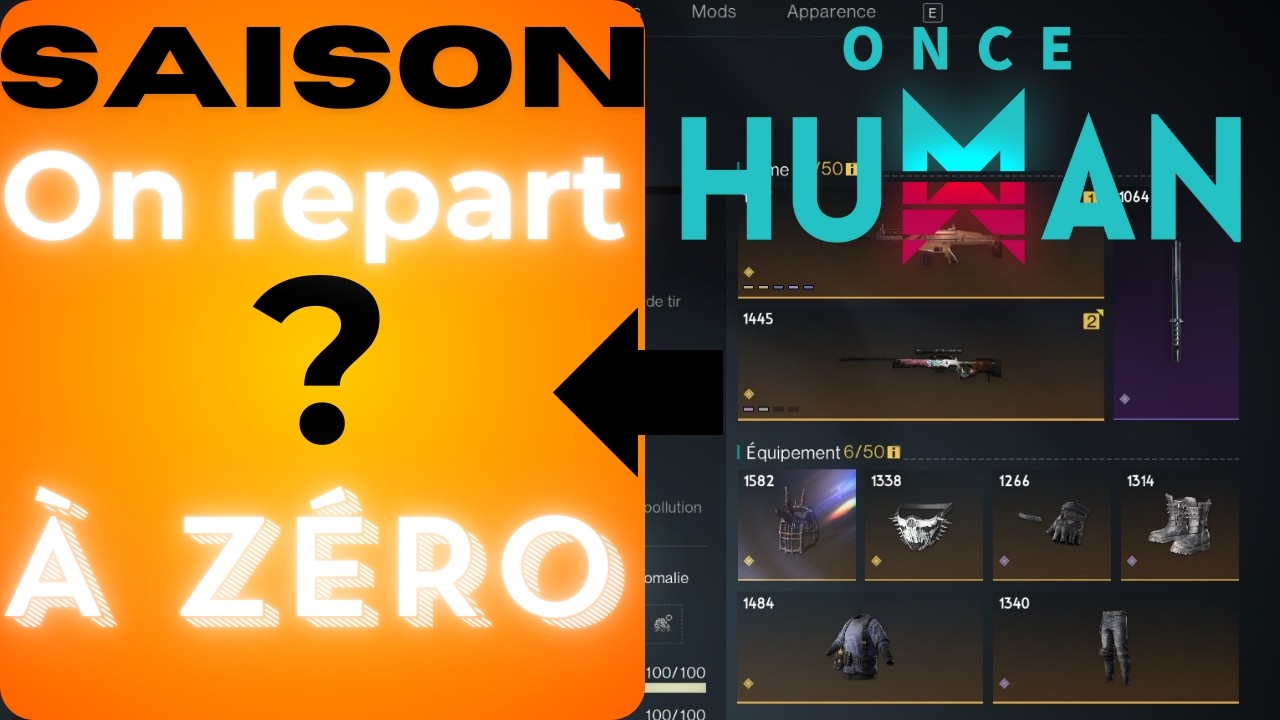 Le RESET / nouvelle SAISON dans Once Human - YouTube