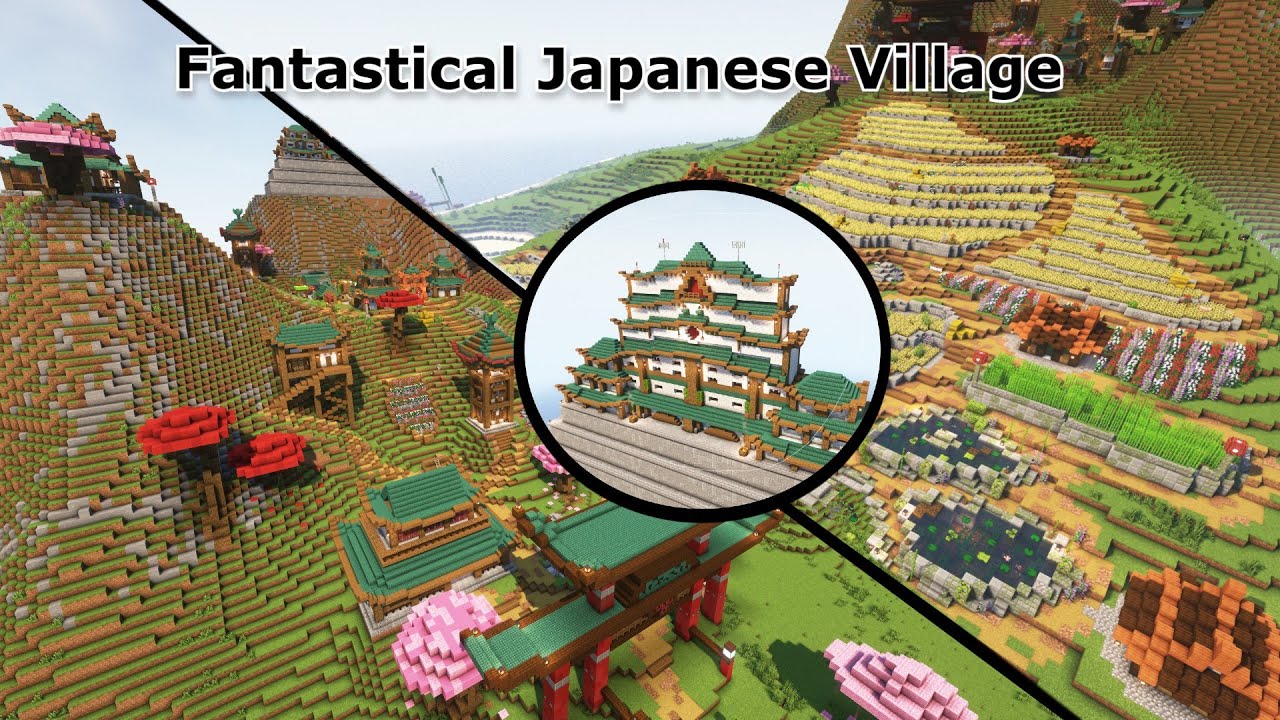 Exploring the Mystical Wonders of a Japanese Village in Minecraft ...
