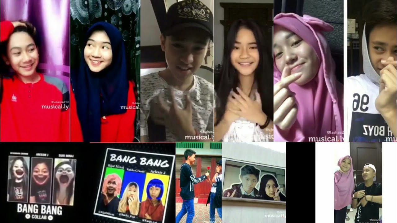 Musical.ly Collab Terbaik Indonesia #1 | Best Indonesian Collab Musical ...