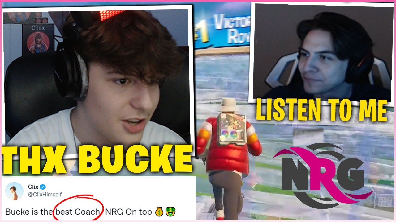 CLIX SHOCKED After NRG BUCKE COACH Him To FIRST PLACE In SOLO TOURNEY ...