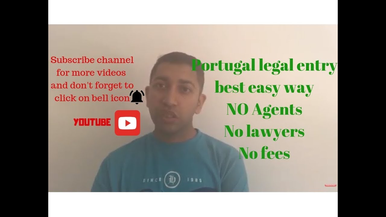Easy way of legal entry in Portugal| Portugal immigration urdu| hindi # ...