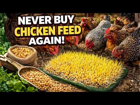 7 Ways You Can  GROW CORN SPROUTS FOR CHEAP CHICKEN FEED