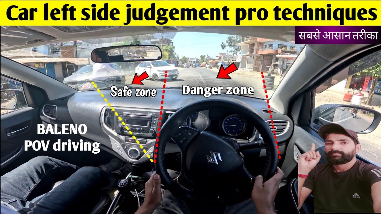 POV 🚘Car driving training left side judgement in car | ASMR video # ...