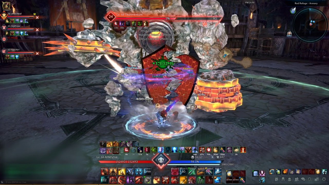 TERA - Lancer tank - Red Refuge - YouTube