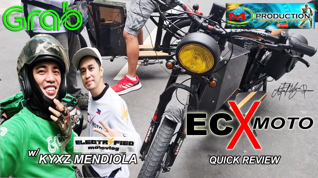 ECX GRAB Delivery Real Life Test w/ Kyxz Mendiola Part 1 ECX MOTO Quick ...