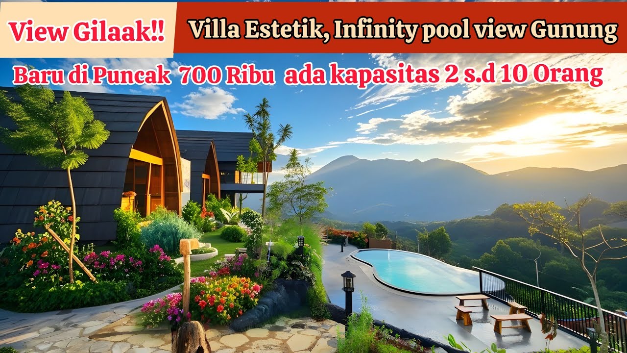 EPIC Banget‼️ Villa Estetik di Puncak Bogor | Saavilla Citeko - YouTube