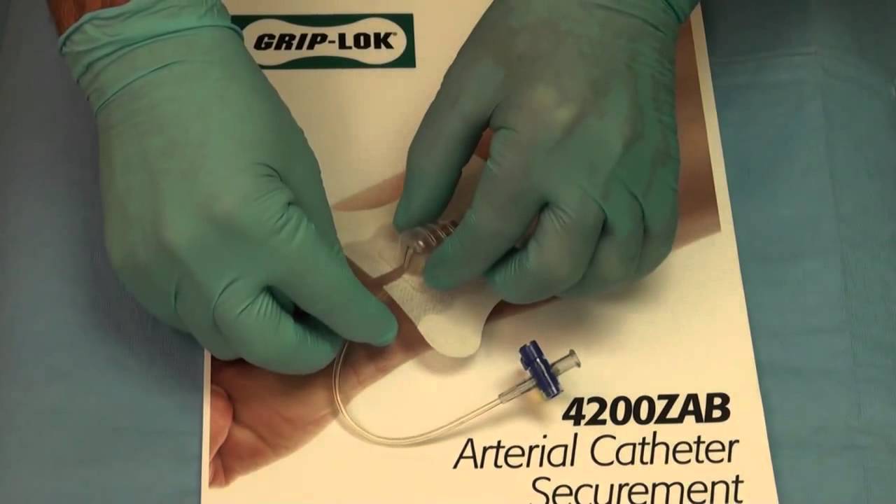 Sujetador Cateter Arterial - YouTube