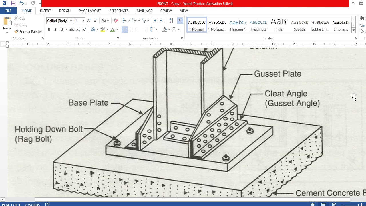 Lecture 3 # CE 8601 # Design of gusseted base - YouTube