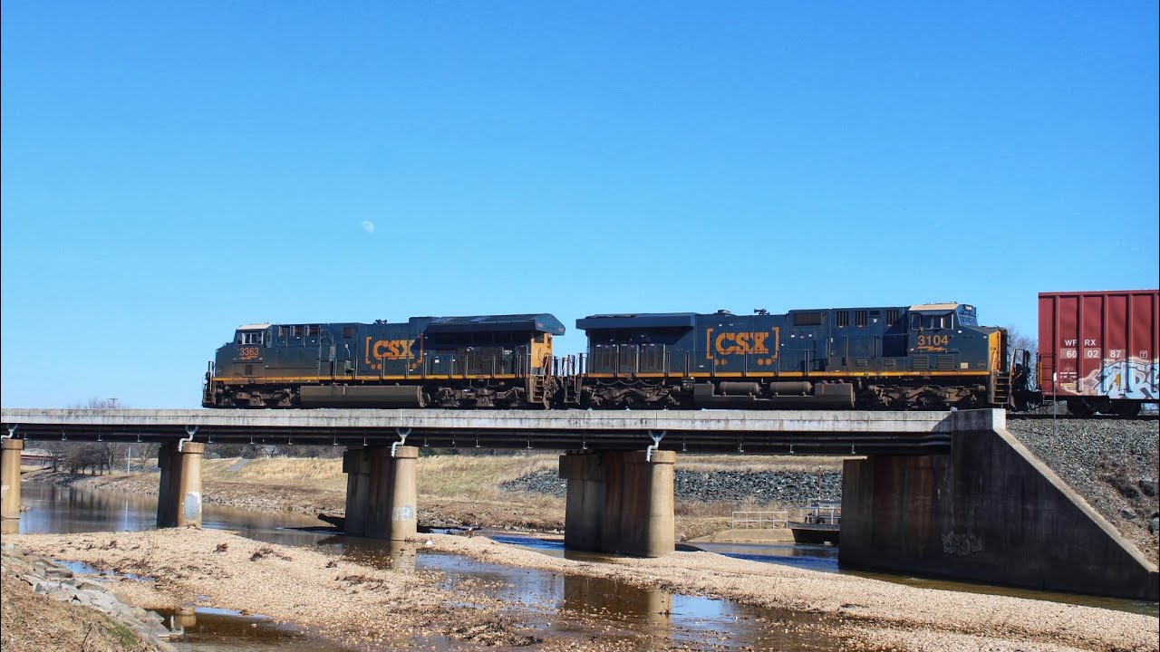 CSX & MARC Railfanning In Hyattsville & Riverdale Park, MD! 2/19/23 ...