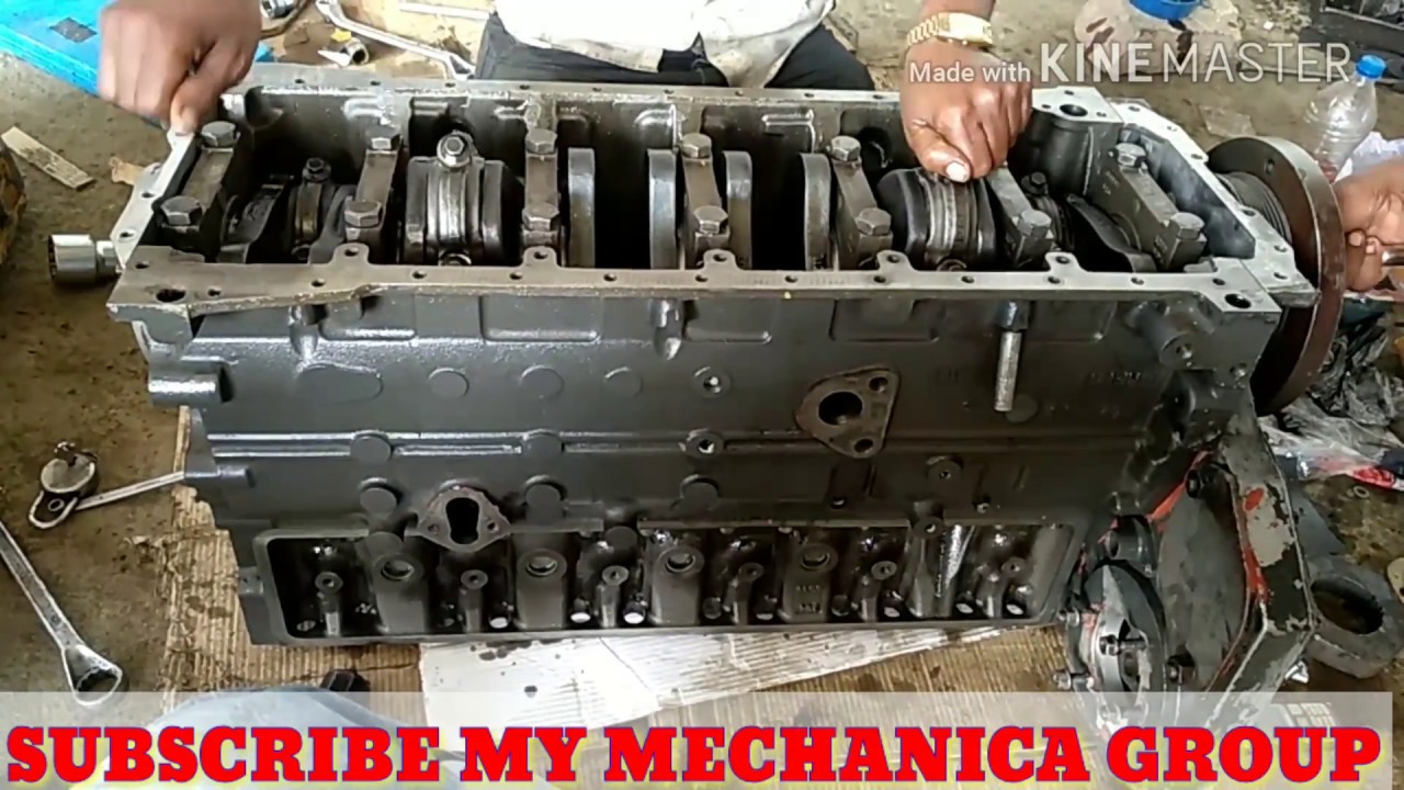 PART -6 Piston fitment block for Tata Commins Engine 6BT Full Work ...