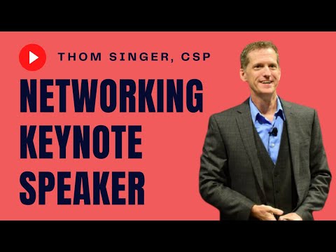Thom Singer is the Conference Catalyst (Motivational Speaker) - YouTube