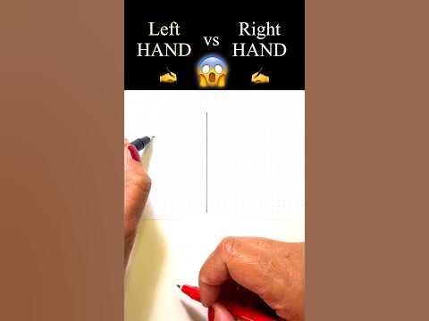 LEFT Hand vs RIGHT Hand English Handwriting Challenge with Both Hands ...