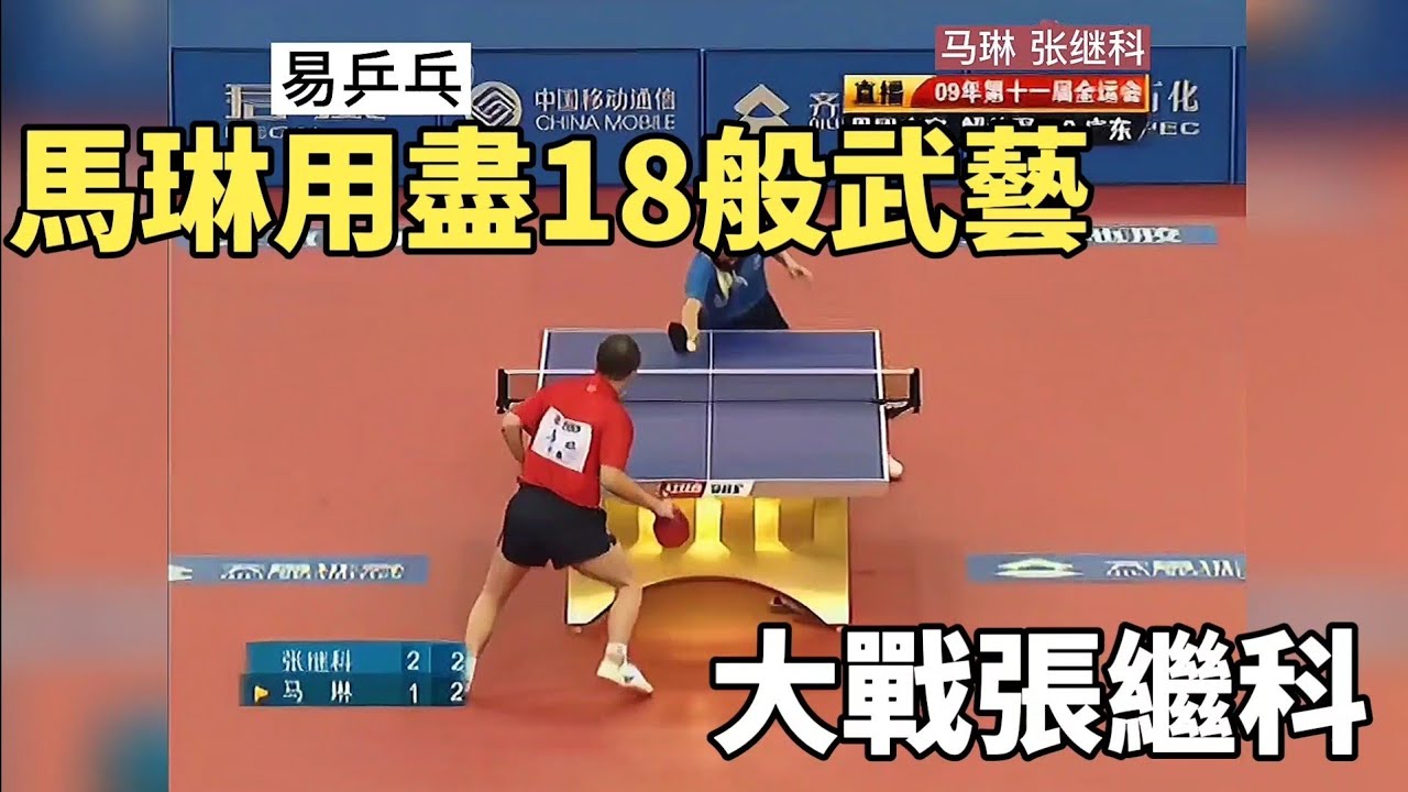 馬琳用盡18般武藝，不料還是被張繼科壓制，難道是打法相克嗎？｜Ma Lin vs Zhang Jike - YouTube