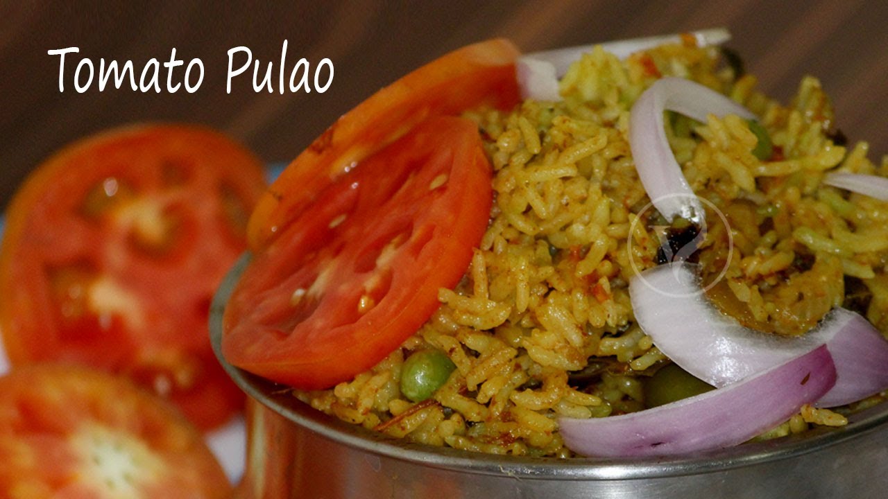Tomato Pulao Recipe | Easy Lunch Box Recipe For Children - YouTube