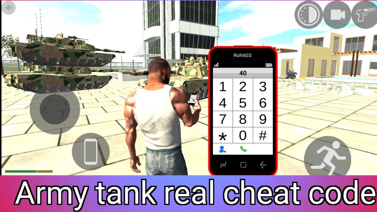 Army tank real cheat code |Real video of cheat code |Doomra social training - YouTube