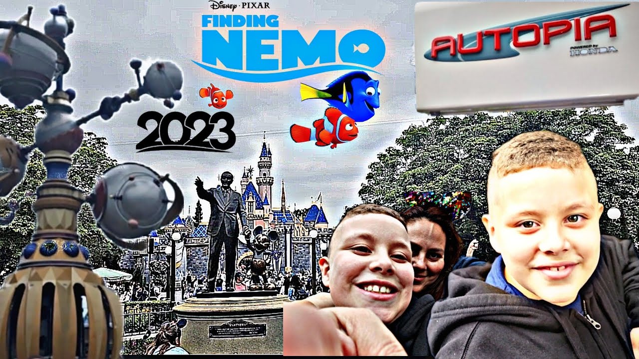 Disneyland California 2023 Autopia, Finding, Nemo Rocket Ride - YouTube