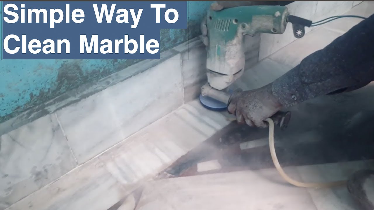 How To Clean A Marble Floor, Natural Stone, White Marble Polish Machine ...