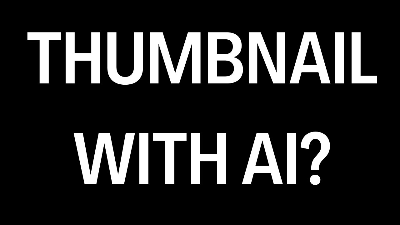 Let's Make Thumbnail With AI | Minecraft Later - YouTube