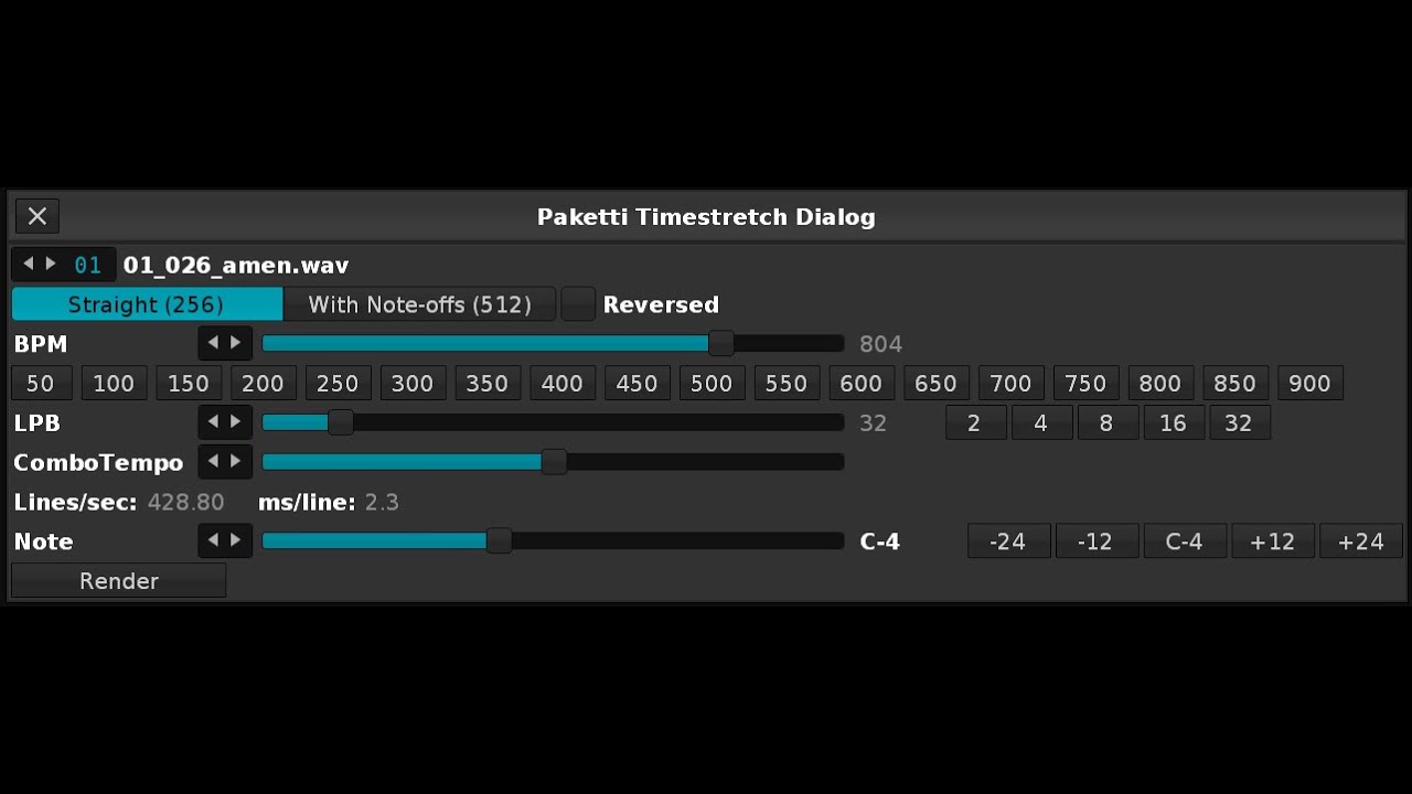 Paketti TimeStretch little intro - YouTube