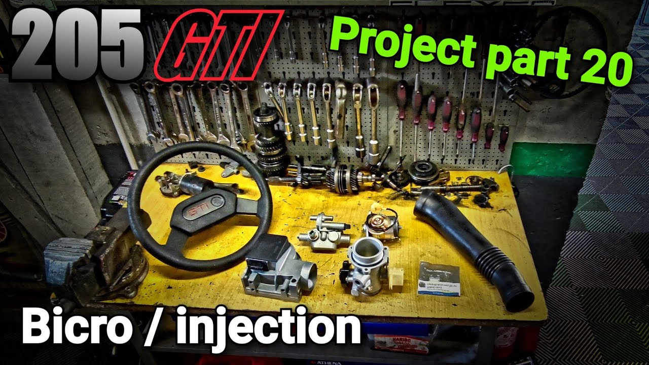205 GTI PROJECT PART 20 : Bicro / injection - YouTube