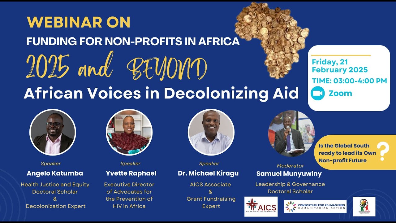 Webinar Funding for Non-Profits in Africa, 2025 and Beyond - YouTube