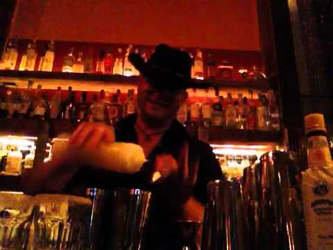Russell Davis having fun with cocktails. - YouTube