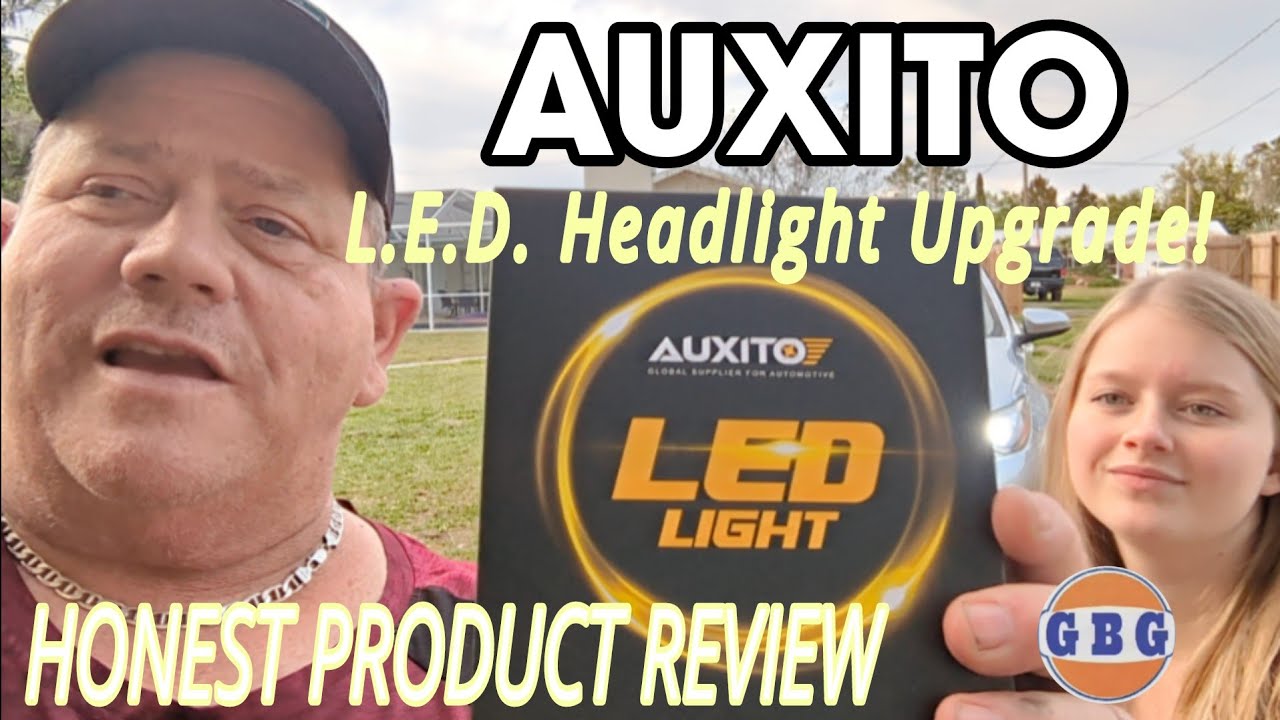 Auxito LED headlight bulb honest product review with headlight ...