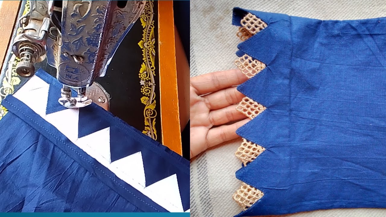 New stylish cut work plazzo pent bottom design cutting and stitching by ...