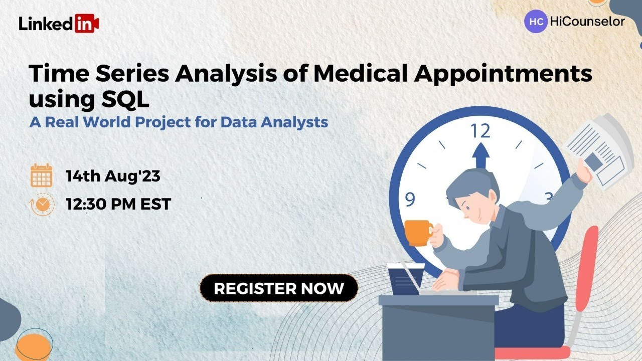 Time Series Analysis of Medical Appointments using #sql l #live - YouTube