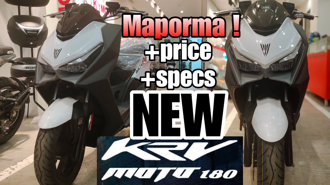 Pinaka Moderno at Sporty na Scooter 180cc - New Kymco KRV MOTO Alamin ...