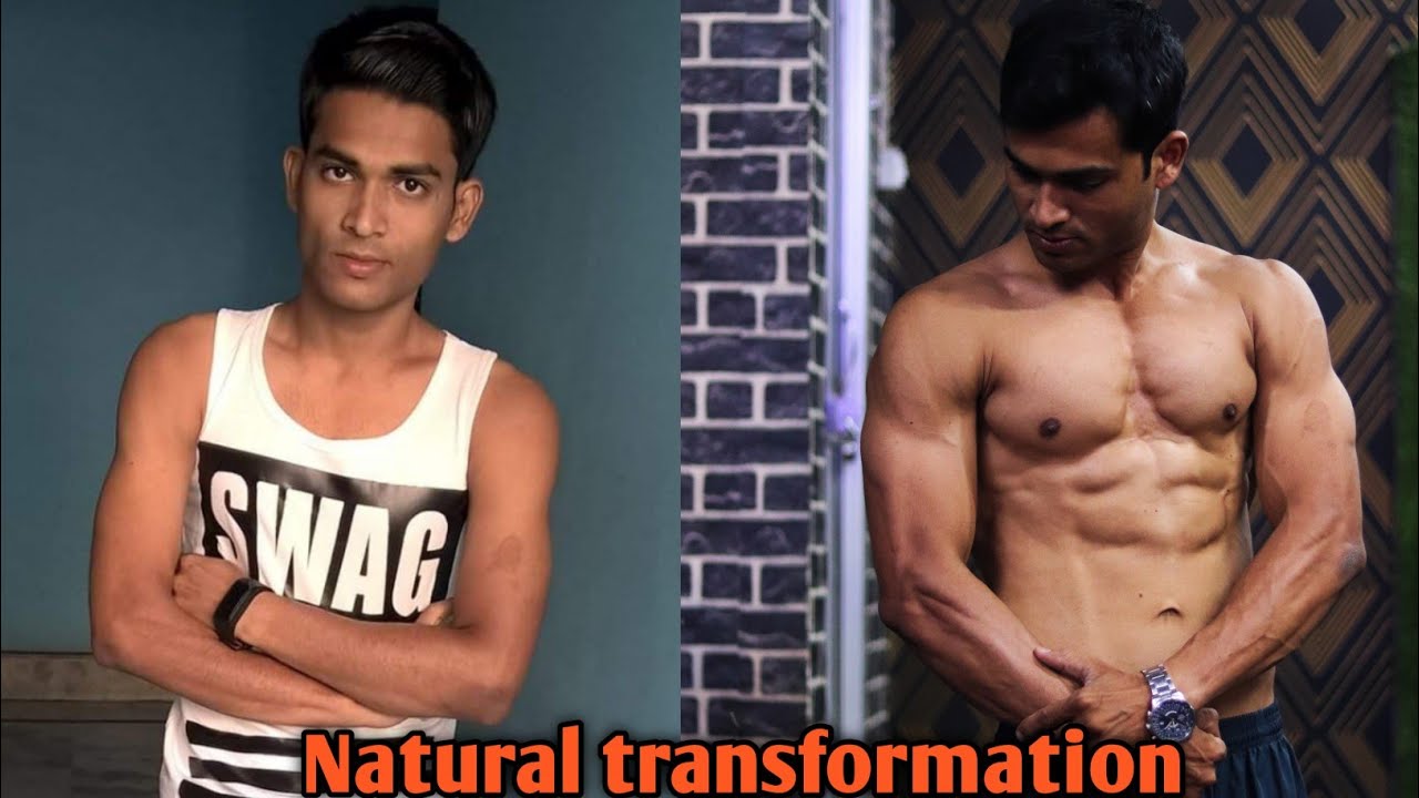 My 5 years gym body natural transformation - YouTube