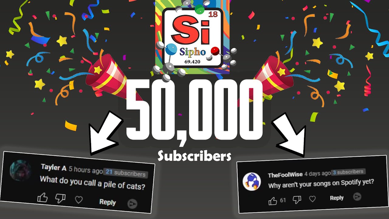 Reading YOUR Comments! (50k Subs) - YouTube