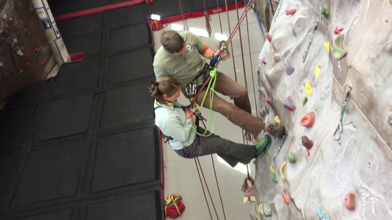 Transition from Counterbalance to Tandem Rappel - YouTube