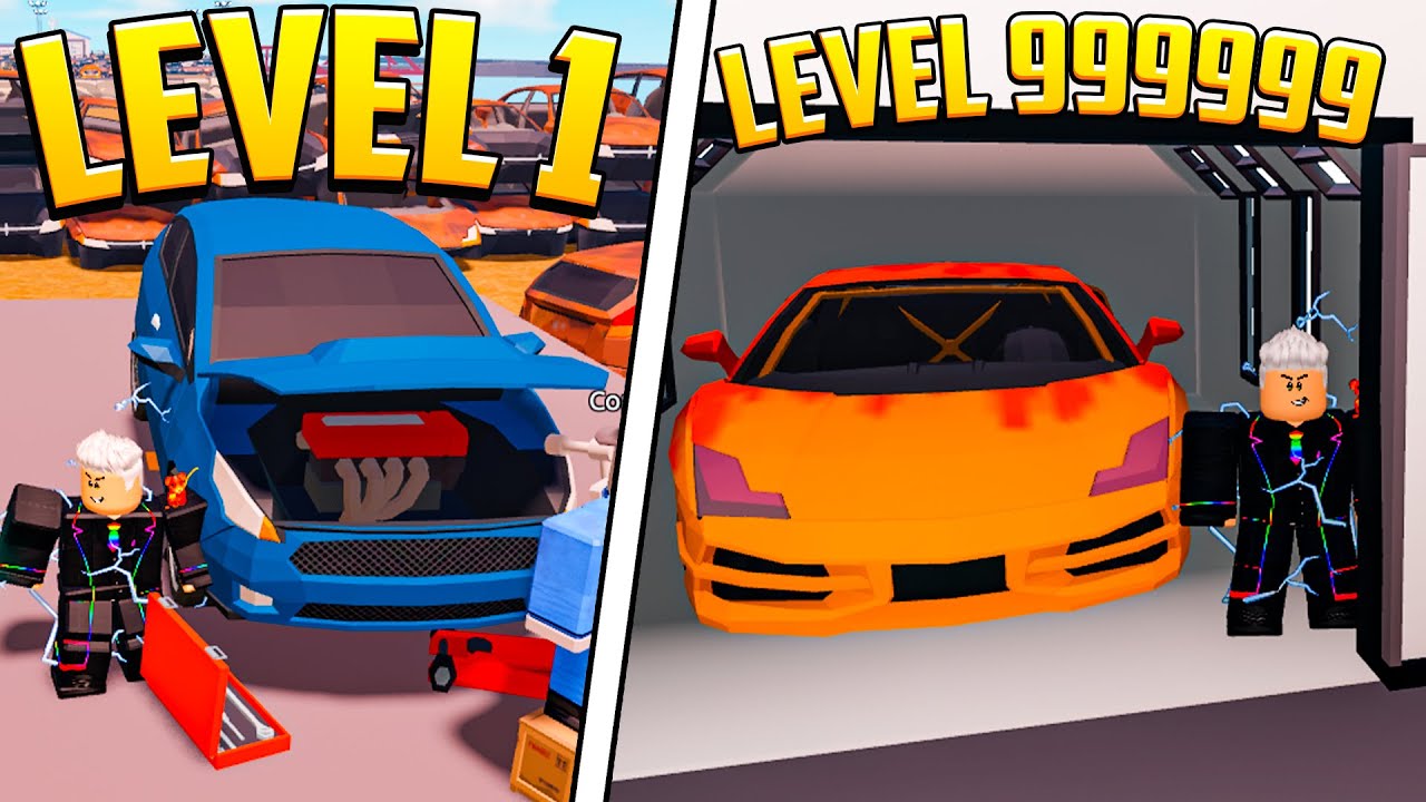 MINHA GARAGEM CONSERTOU CARROS LUXUOSO no ROBLOX Car Mechanic Tycoon ...