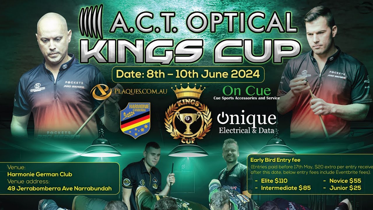 ACT Optical KIngs Cup - 2024 - Saturday Group Round Robin Qualifier ...