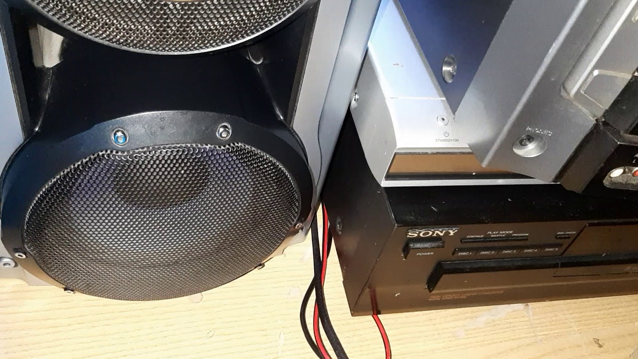 Sony MHC-gt111 Sony SS-RG555 speaker hang teszt - YouTube