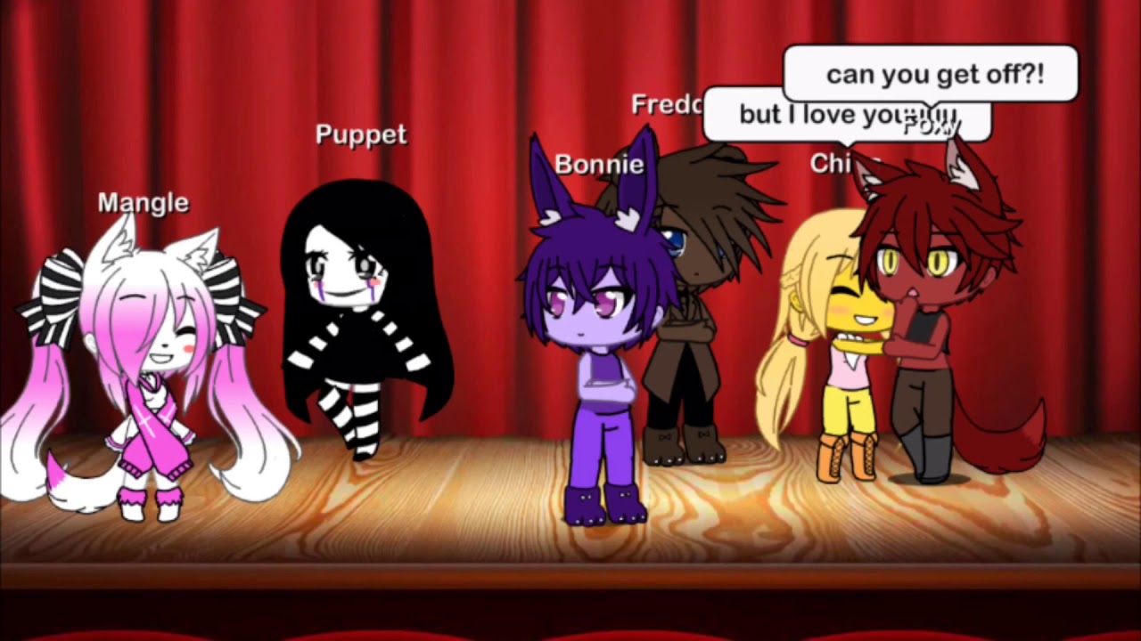 Skit: FNAF foxy x mangle- Gacha - YouTube