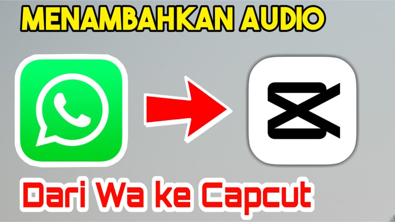 cara menambahkan audio dari WhatsApp ke Capcut #tutorialcapcut #capcut - YouTube