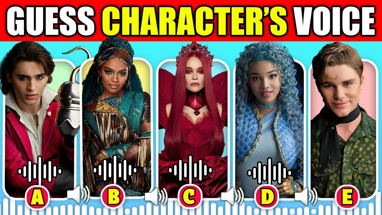 🔊 CRAZIEST Can You Guess The Descendants 4 Movie Characters By Their ...