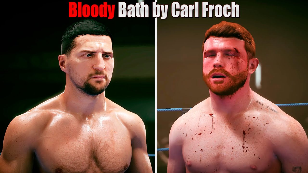 Undisputed - Carl Froch Made Canelo bleed. Early Access Gameplay (2k ...