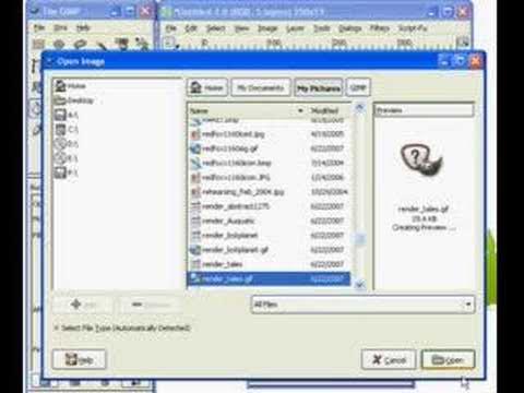 How To Make A UserBar In GIMP - YouTube