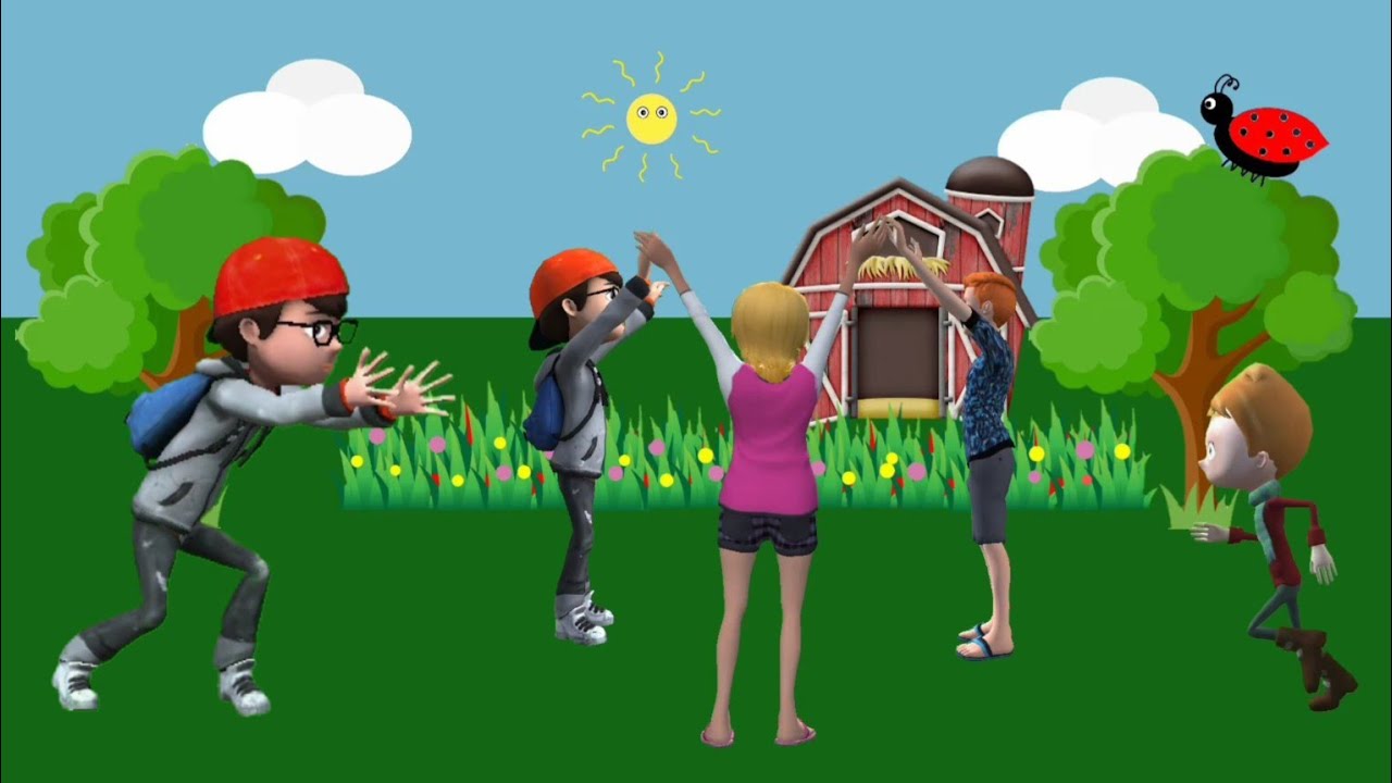 IN AND OUT THE DUSTY BLUEBELLS. NURSERY RHYME. KIDS SONG. - YouTube