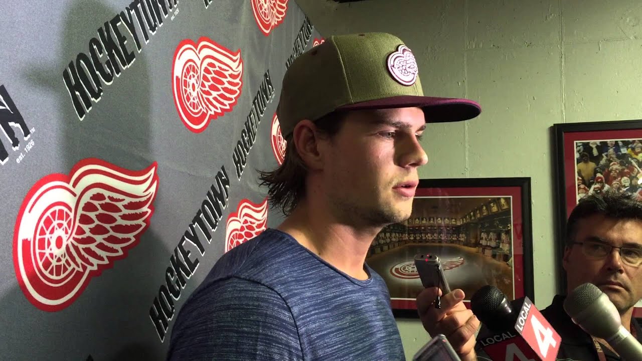 Adam Lidstrom talks to the media at JLA - YouTube