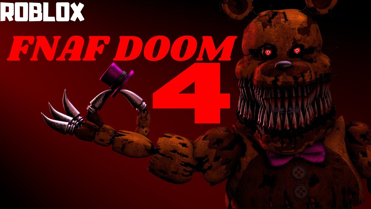 O FNAF 4 DOOM DO ROBLOX E INCRÍVEL - YouTube