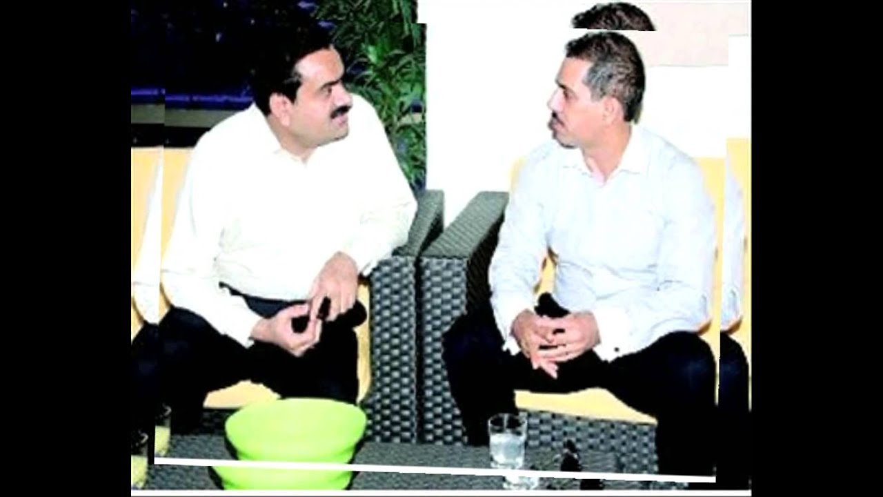 Robert Vadra Gautam Adani pictures leaked in public - YouTube